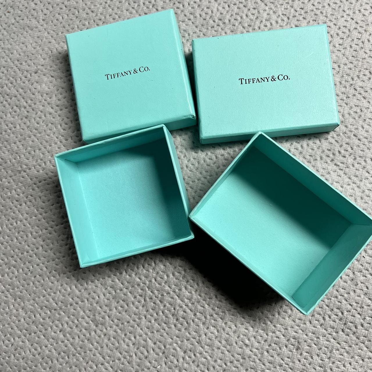 Bundle of 2 Tiffany & Co Blue Paper Gift Boxes... - Depop