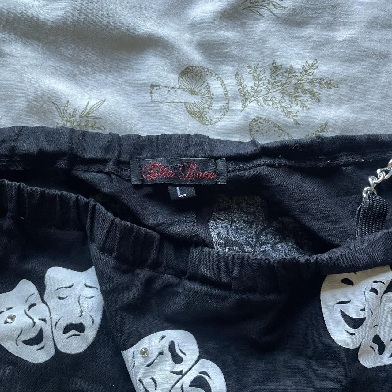 ella loca mini cropped tank with chain straps size L... - Depop