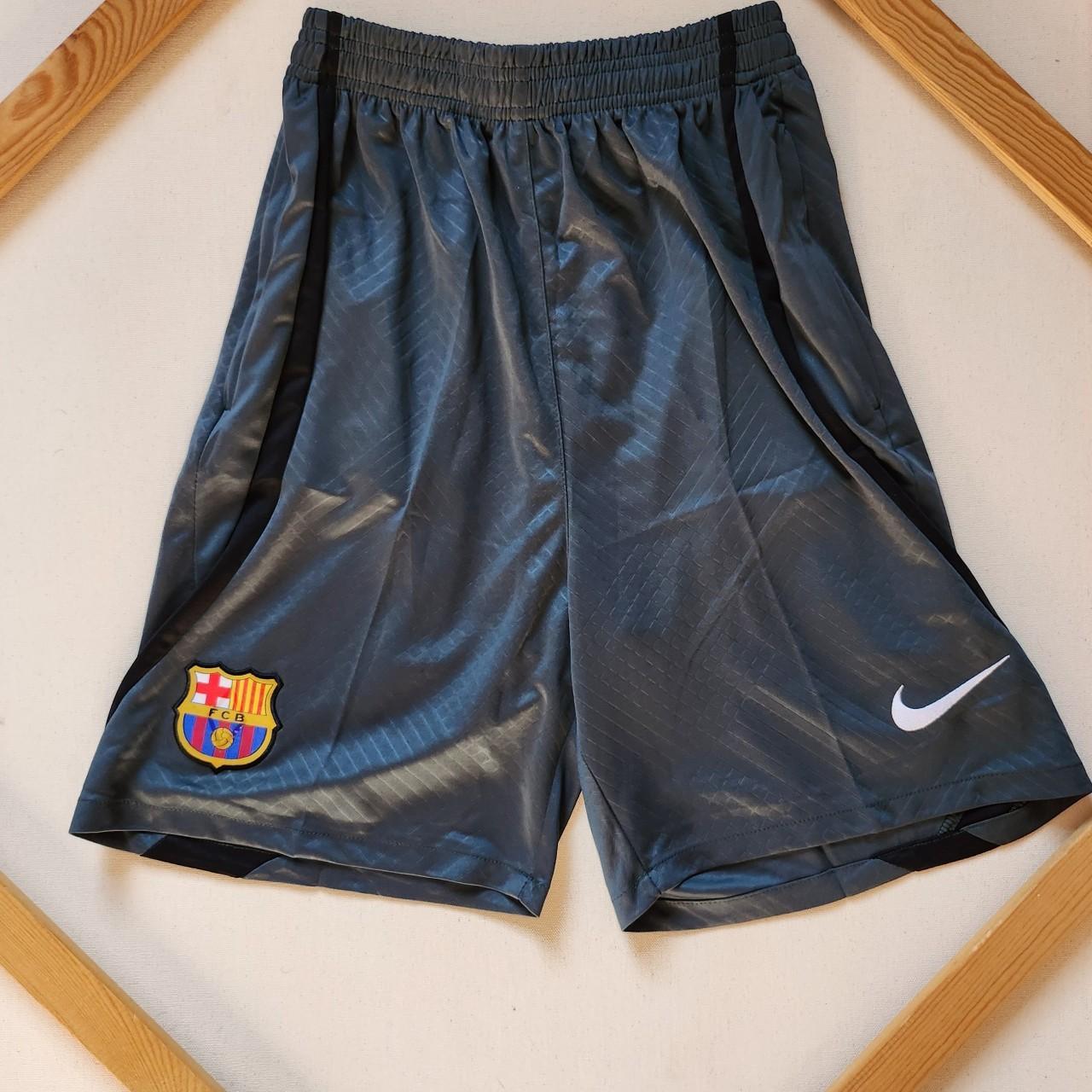 Barcelona Training Shorts With zip up... - Depop
