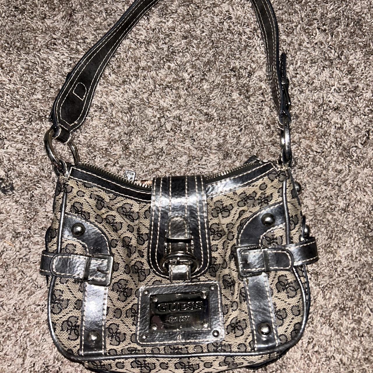 VINTAGE GUESS PURSE! MONOGRAM Shoulder bag! Going... - Depop