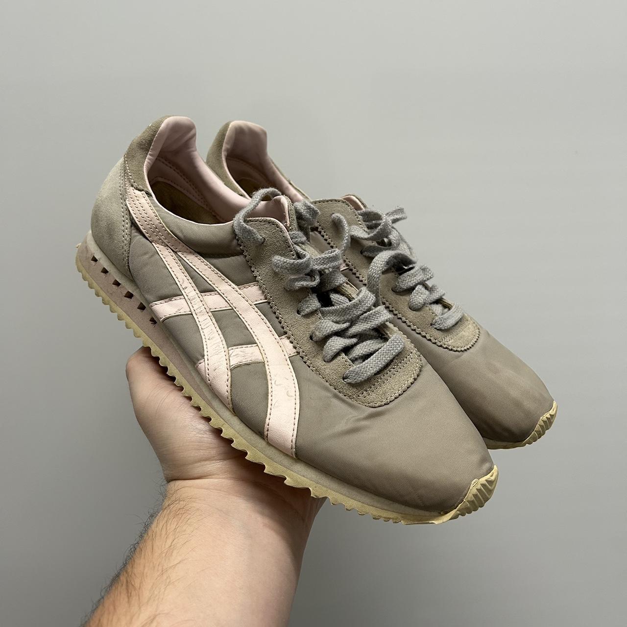 women’s tiger onitsuka running workout style shoes... - Depop