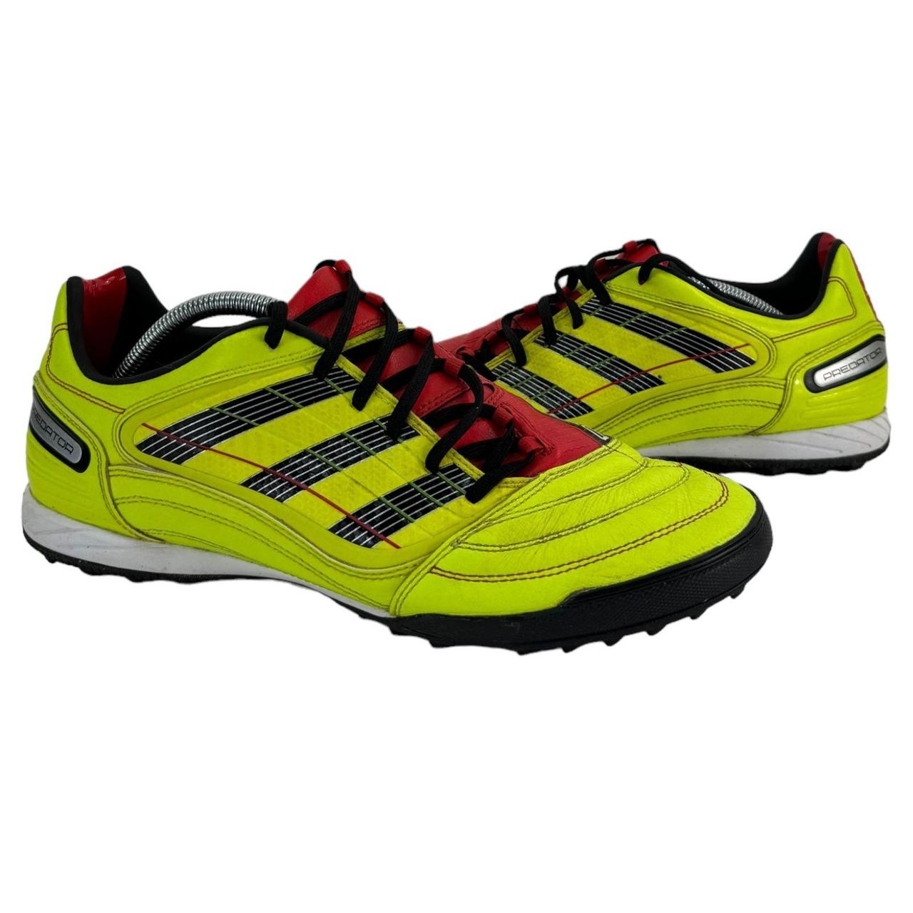 Adidas Predator Yellow Red Black Traxion Astro Turf... - Depop