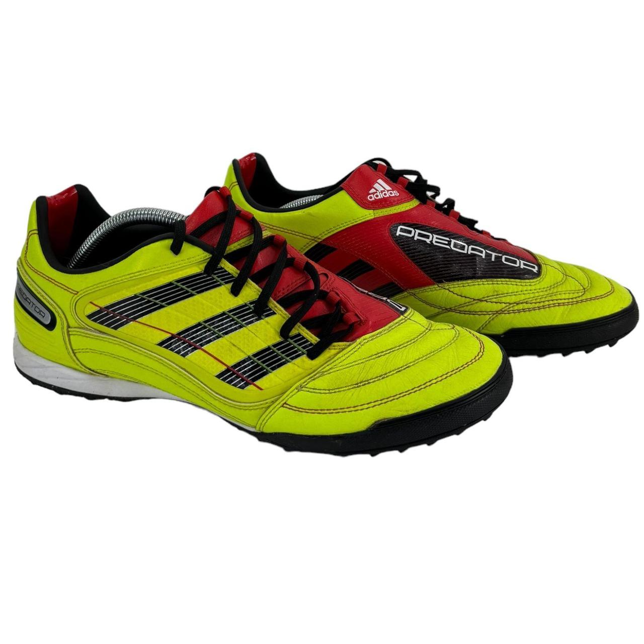 Adidas Predator Yellow Red Black Traxion Astro Turf... - Depop