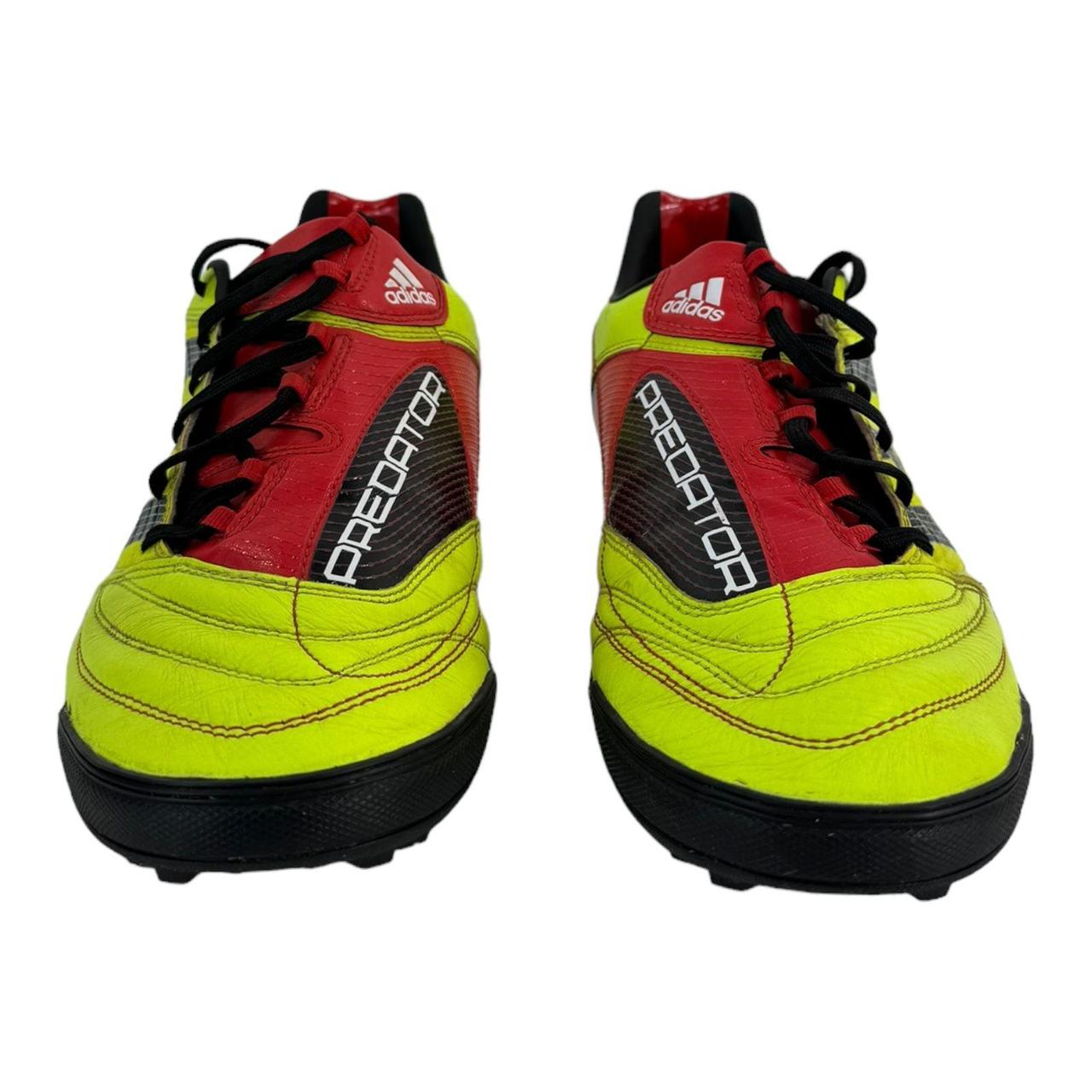 Adidas Predator Yellow Red Black Traxion Astro Turf... - Depop