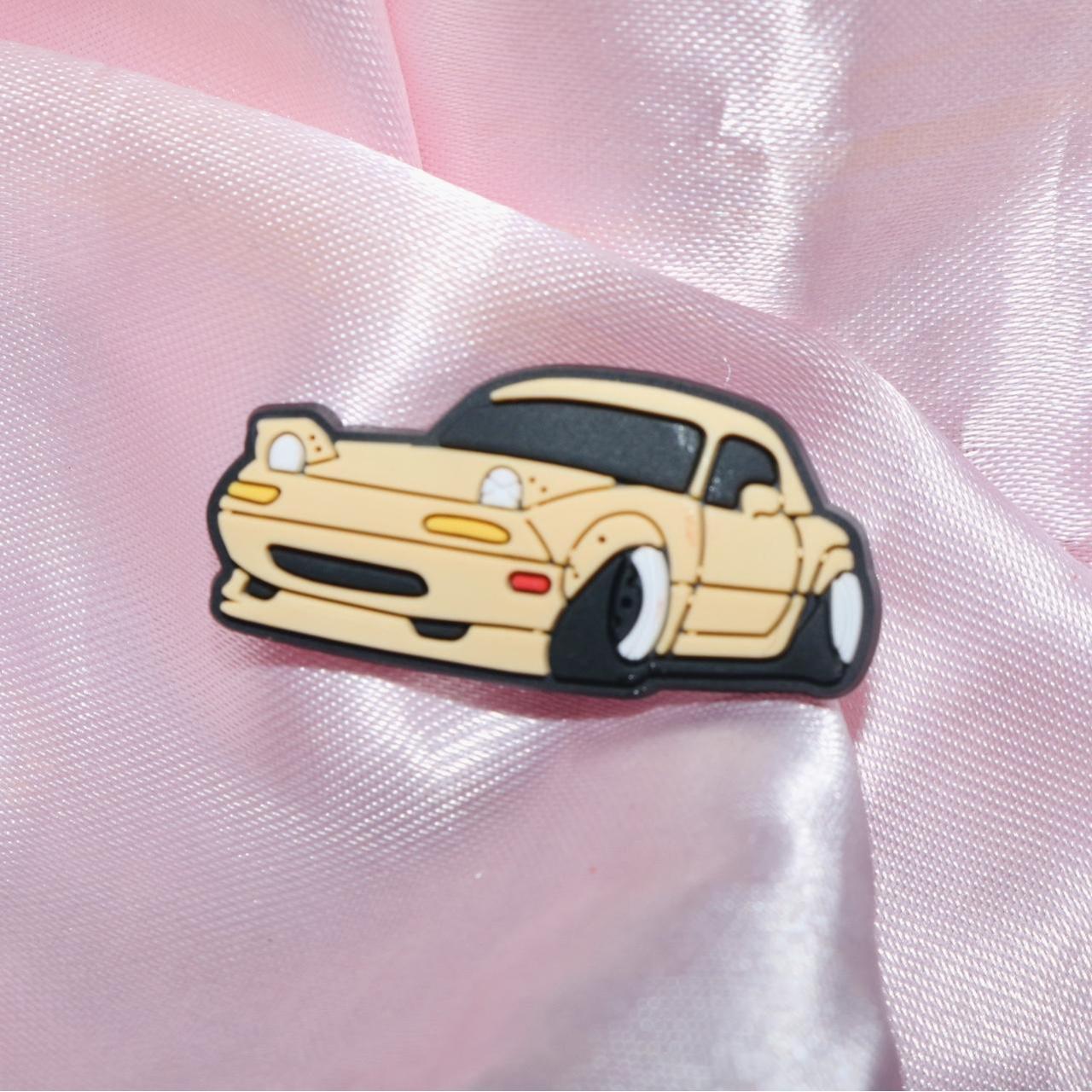 miata car croc charm jibbitz message me to bundle &... - Depop