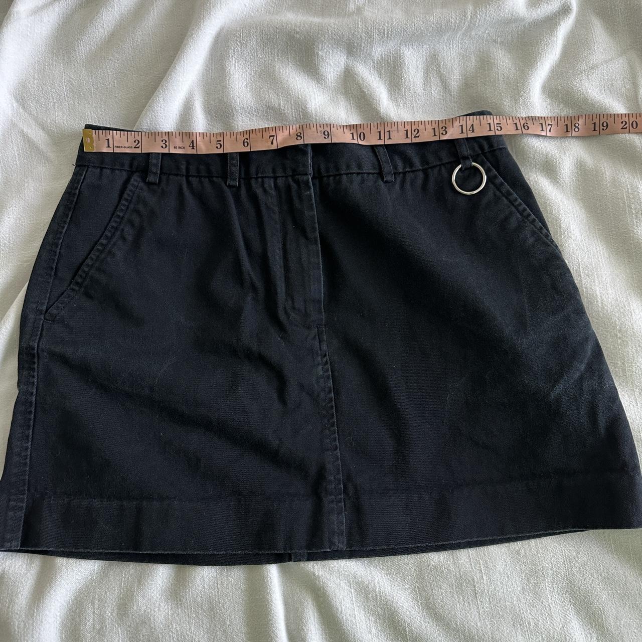 black moda international mini skirt • size medium •... - Depop