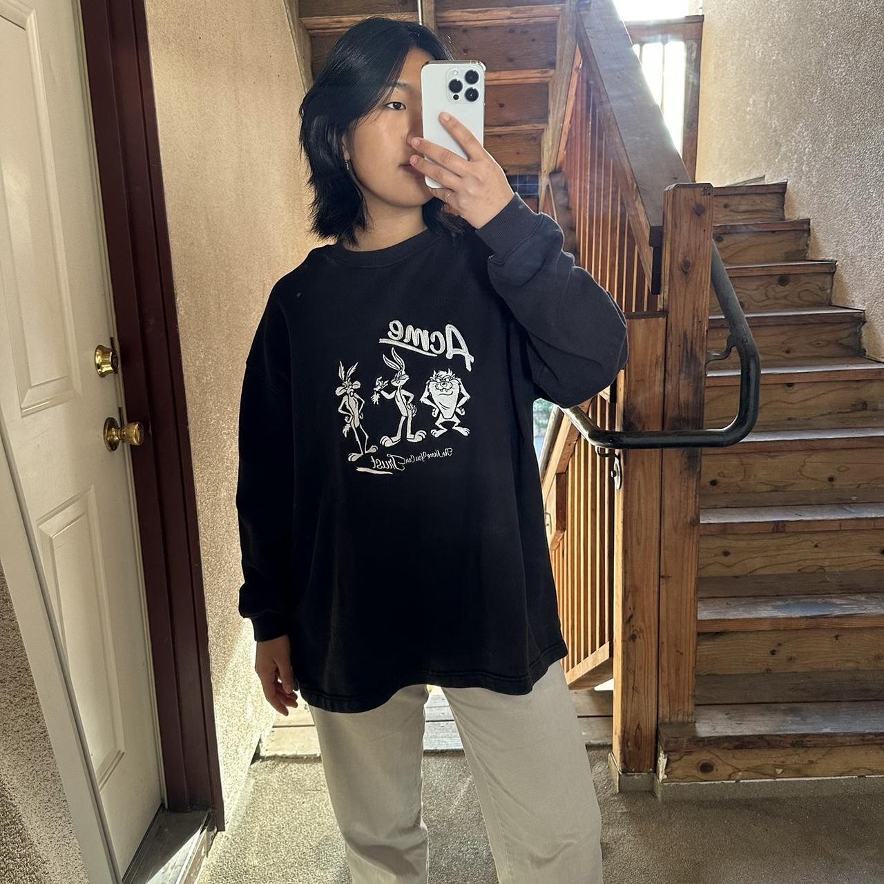 Fun Looney Tunes ACME collaboration black... - Depop