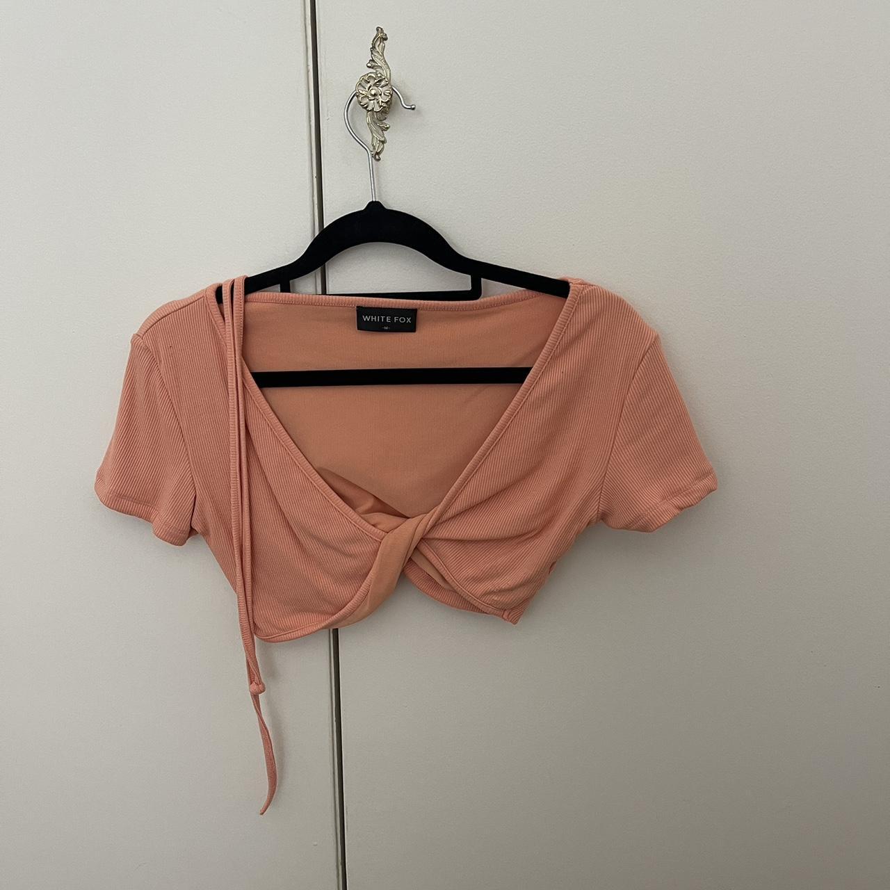 White fox top - Medium - the straps wrap around your... - Depop