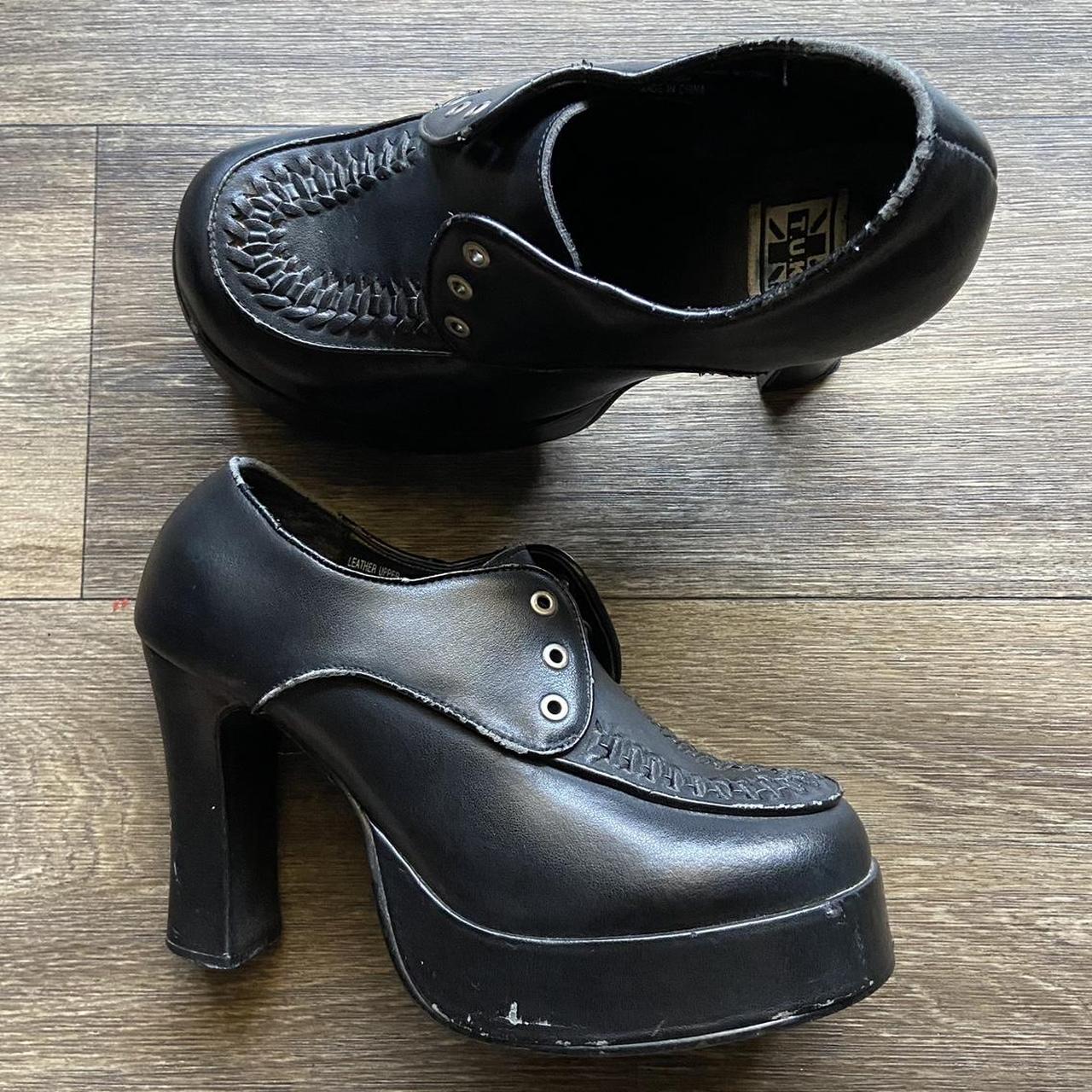 T.U.K Platform Loafers FREE SHIPPING sexy #goth... - Depop