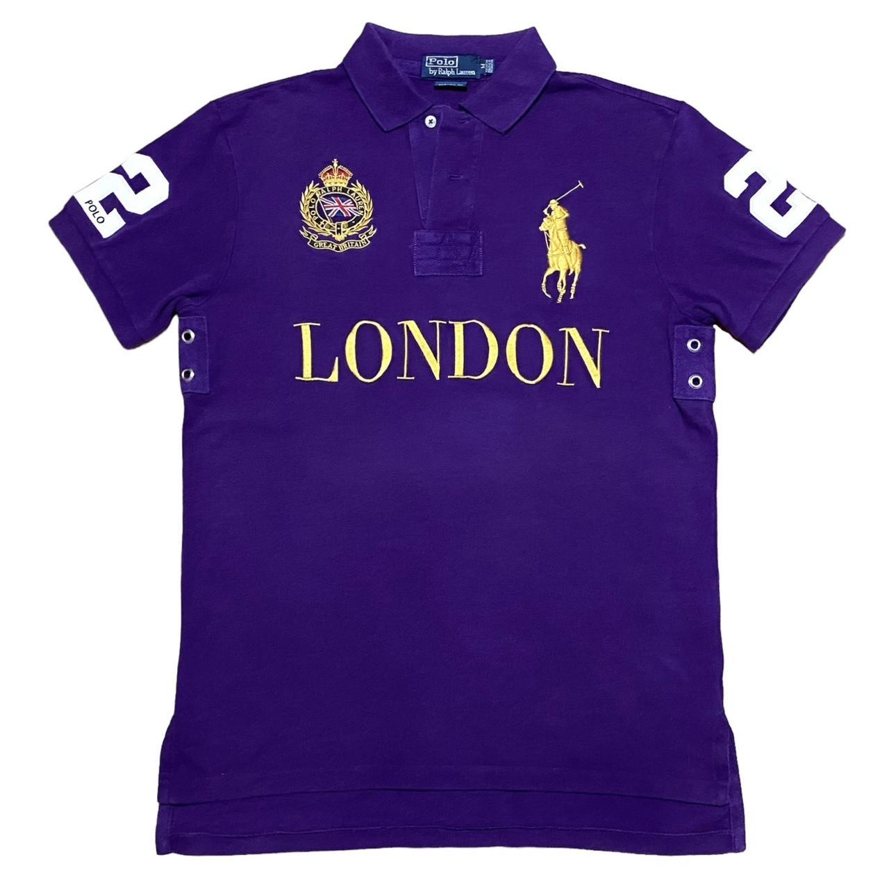 💎 Vintage Polo Ralph Lauren LONDON polo Shirt... - Depop