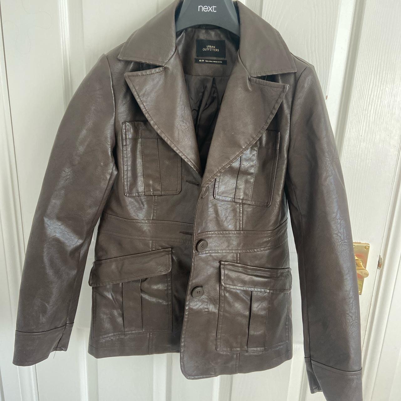 urban outfitters brown vintage looking leather... - Depop