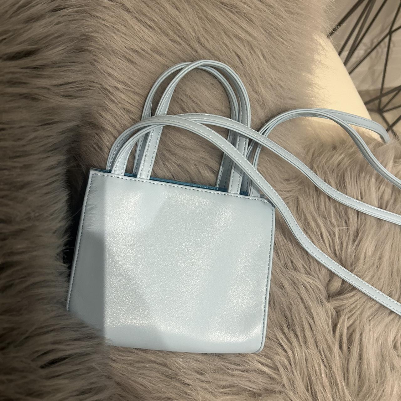 Blue mini telfar bag Don’t have the dust bag so... - Depop