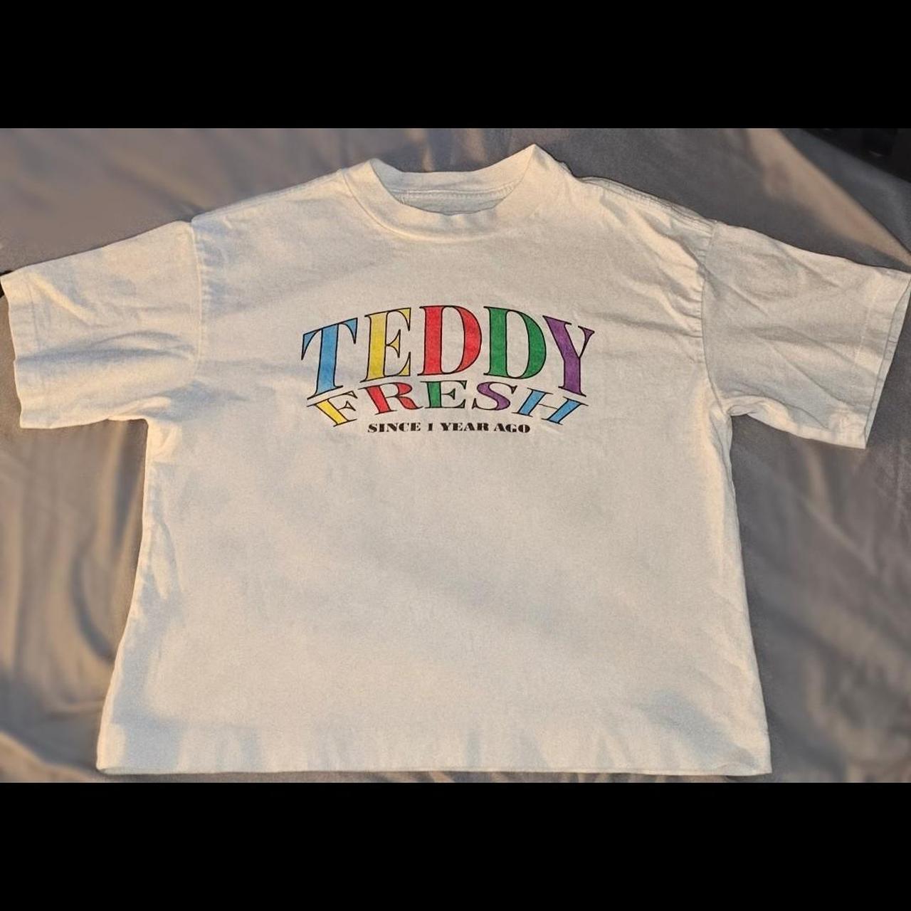 Teddy Fresh RARE "Since One Year Ago" crop t shirt.... - Depop