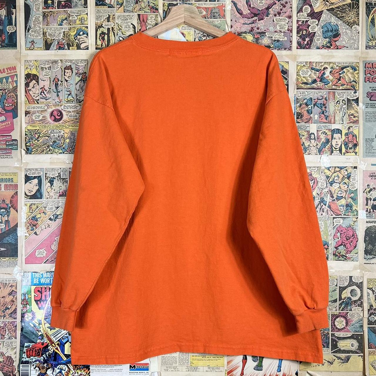 Vintage Essential Orange Pure Playaz LongSleeve... - Depop