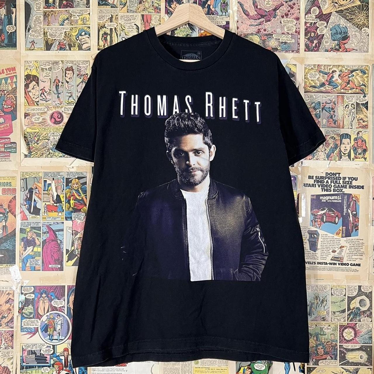 2017 Essential Black Thomas Rhett Singer Artist Home... - Depop