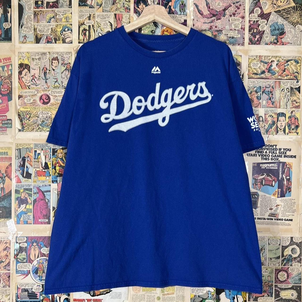 Essential Blue Los Angeles Dodgers World Series... - Depop