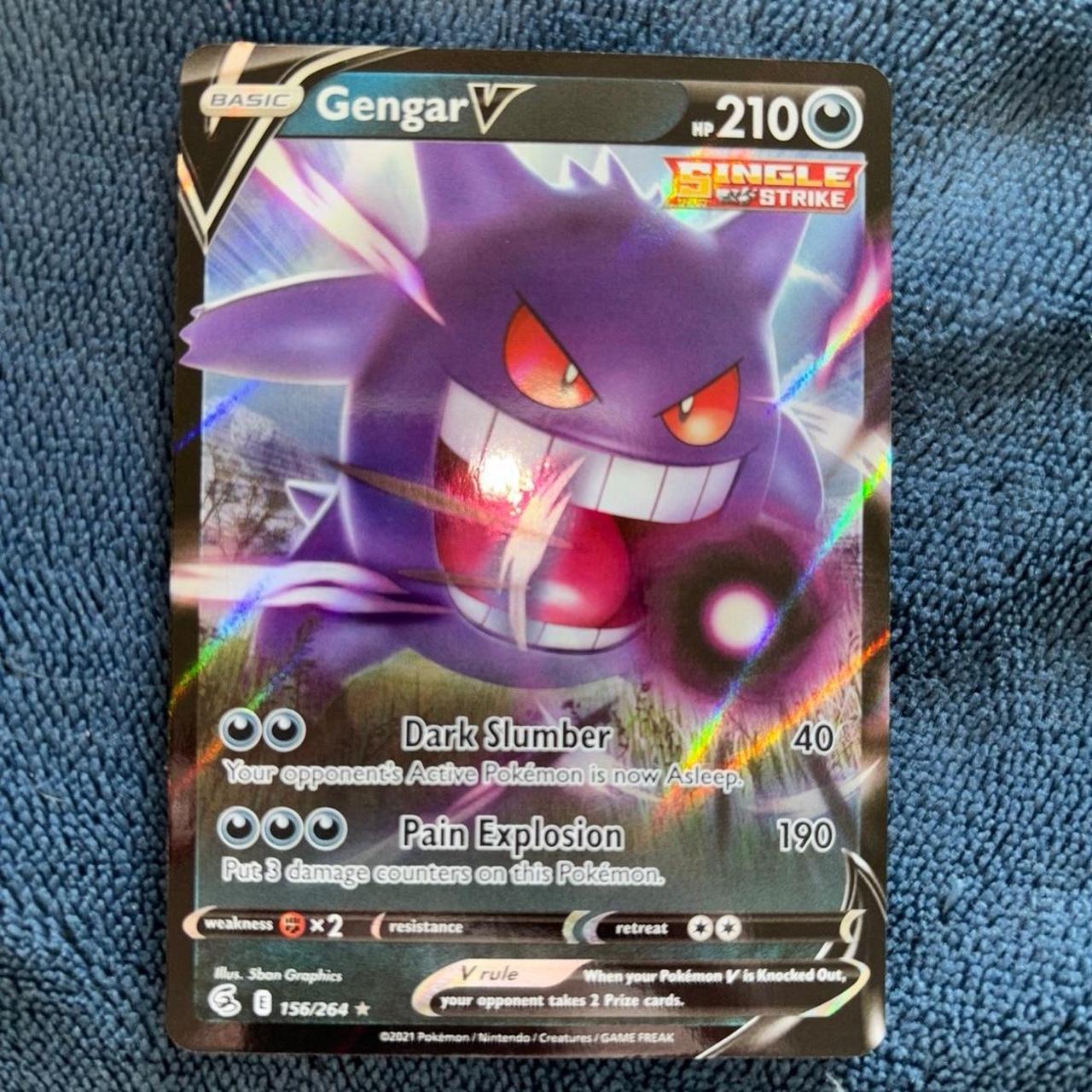 Gengar V from Fusion Strike #pokemon #gengar #tcg - Depop