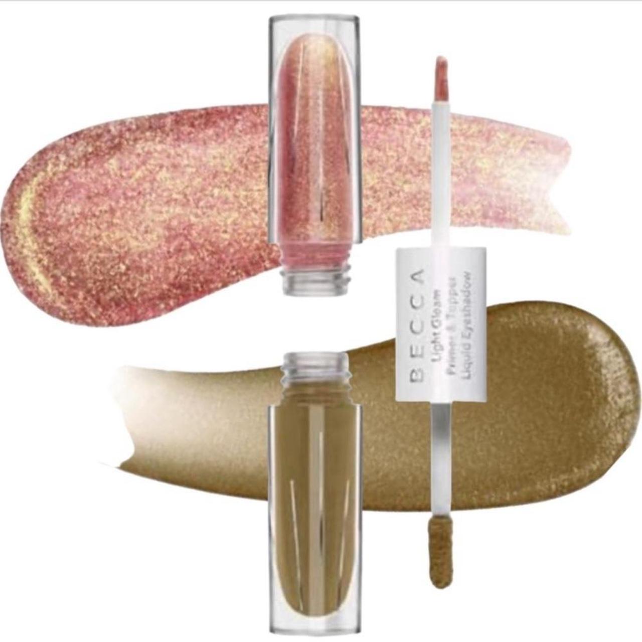 becca light gleam primer & topper liquid eyeshadow... - Depop