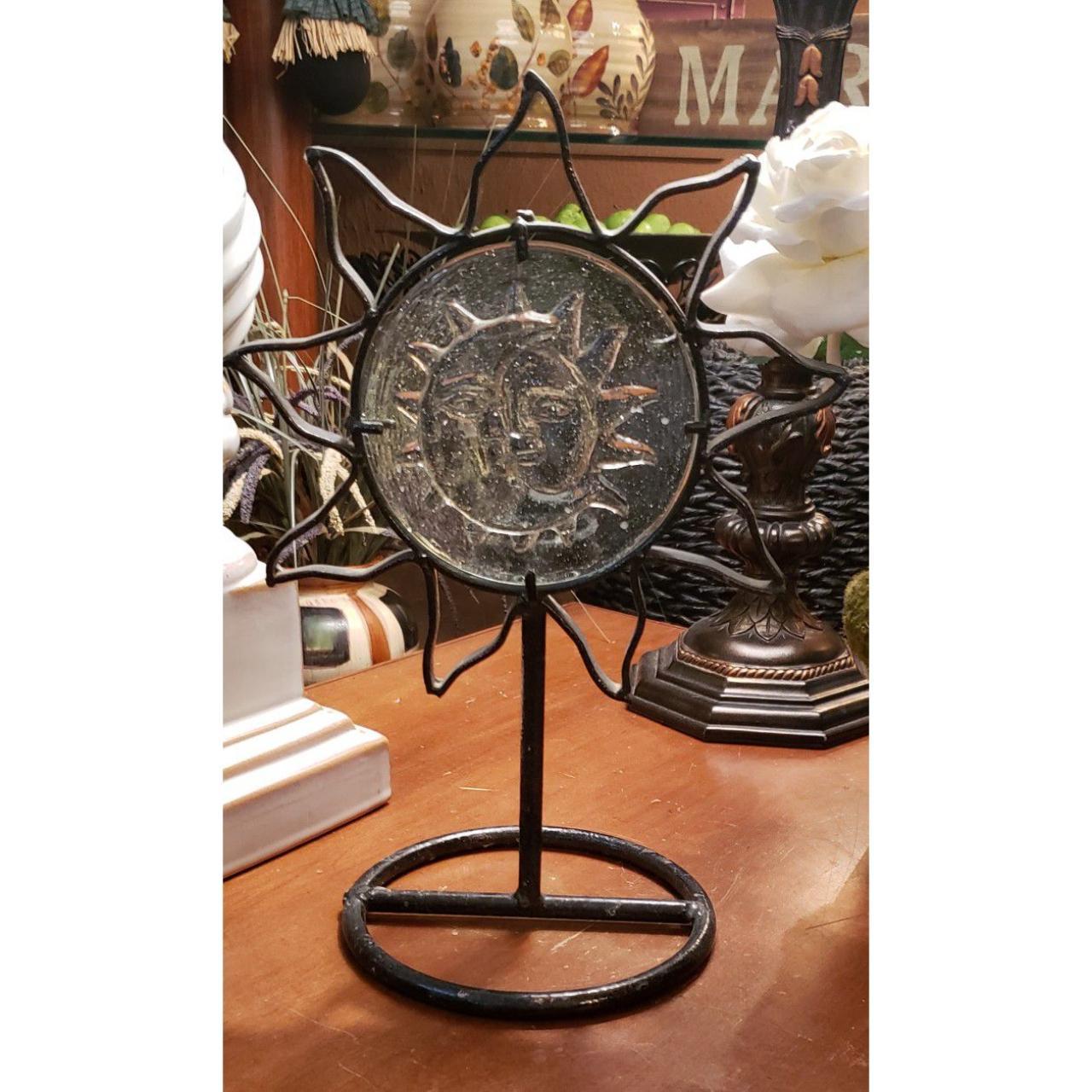Pier1 Heavy Cast Iron With Thick Frosted Glass 13x9... - Depop
