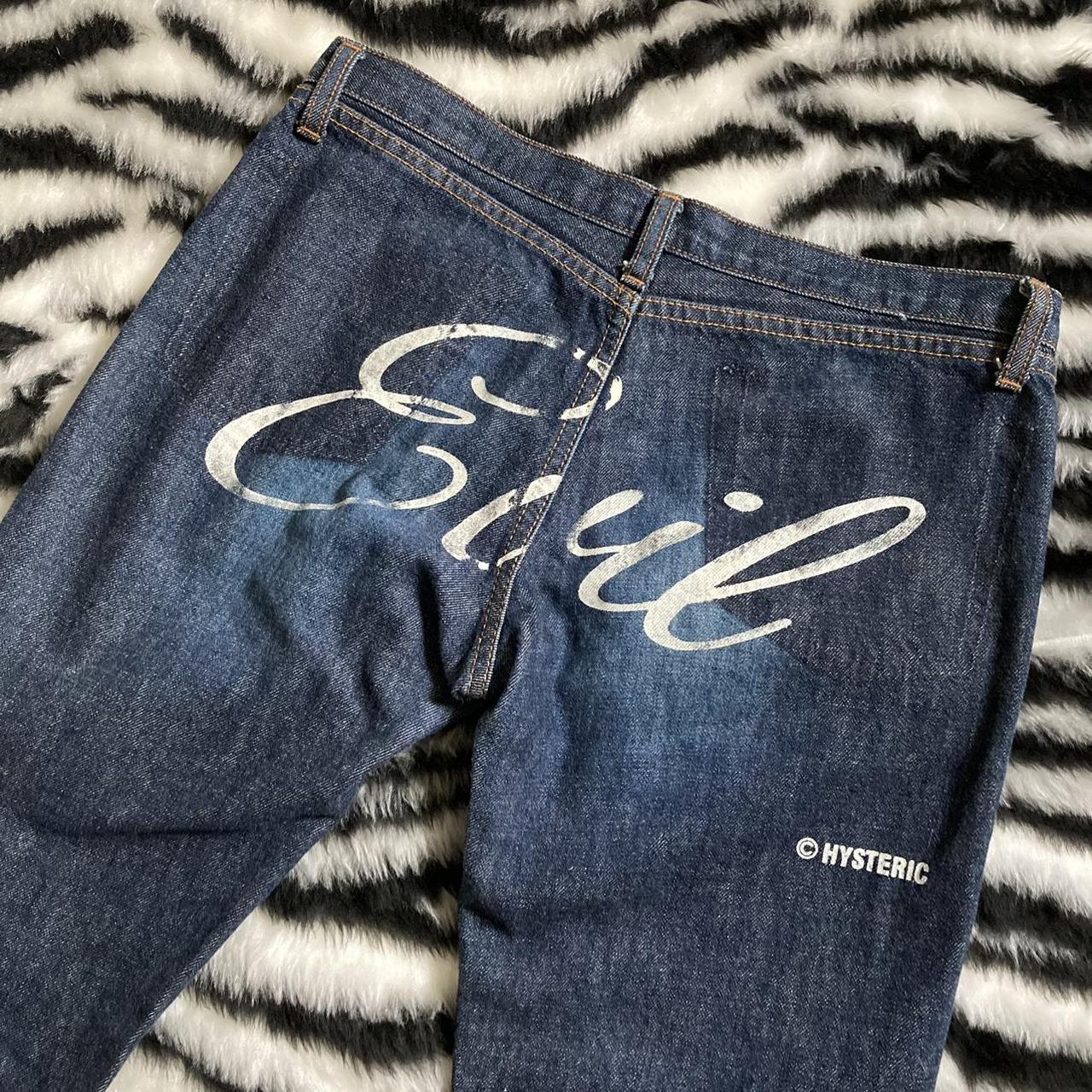 Hysteric Glamour Low Rise Denim Skinny Jeans Fade... - Depop