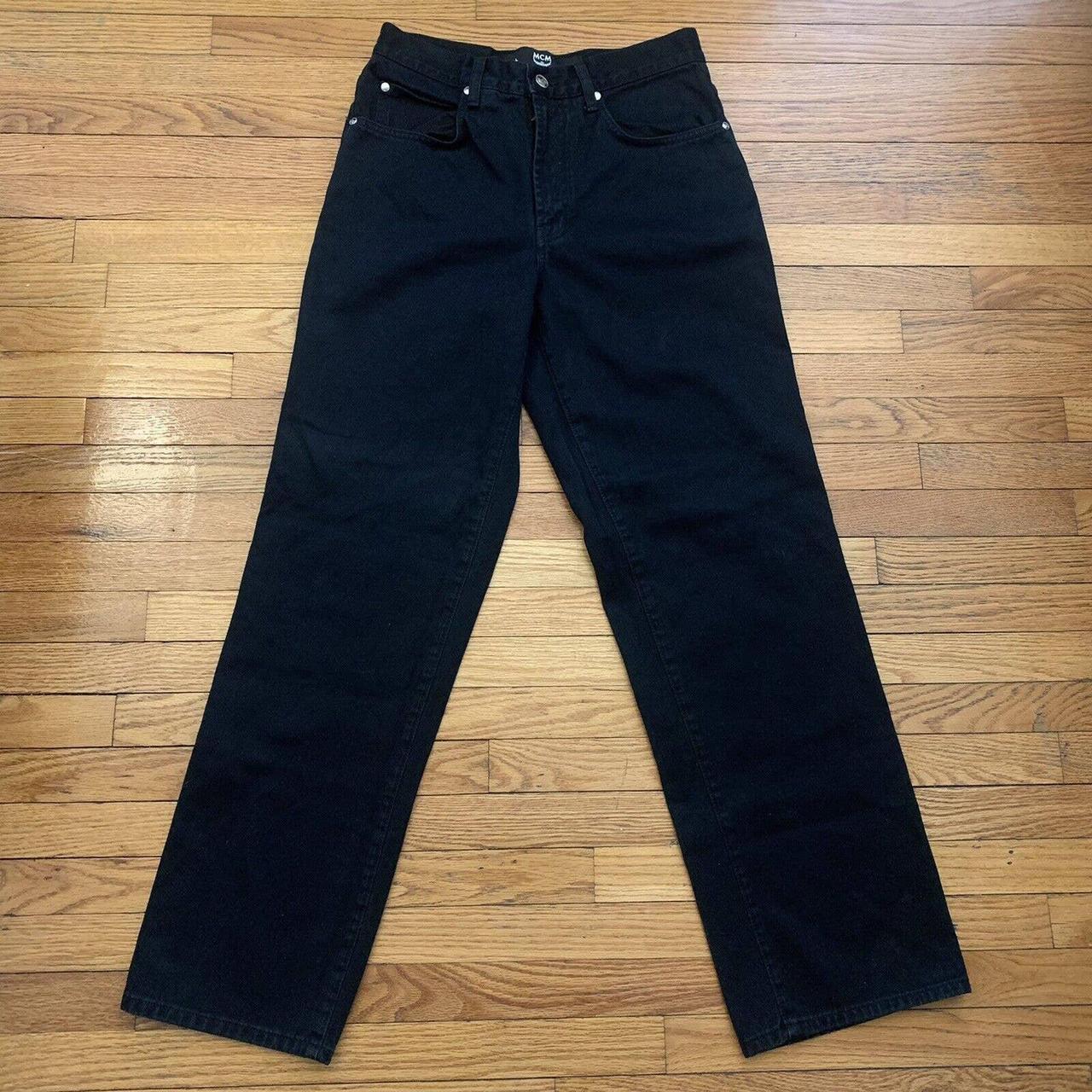 MCM Black Jeans Pants Size 33 Men Designer High... - Depop