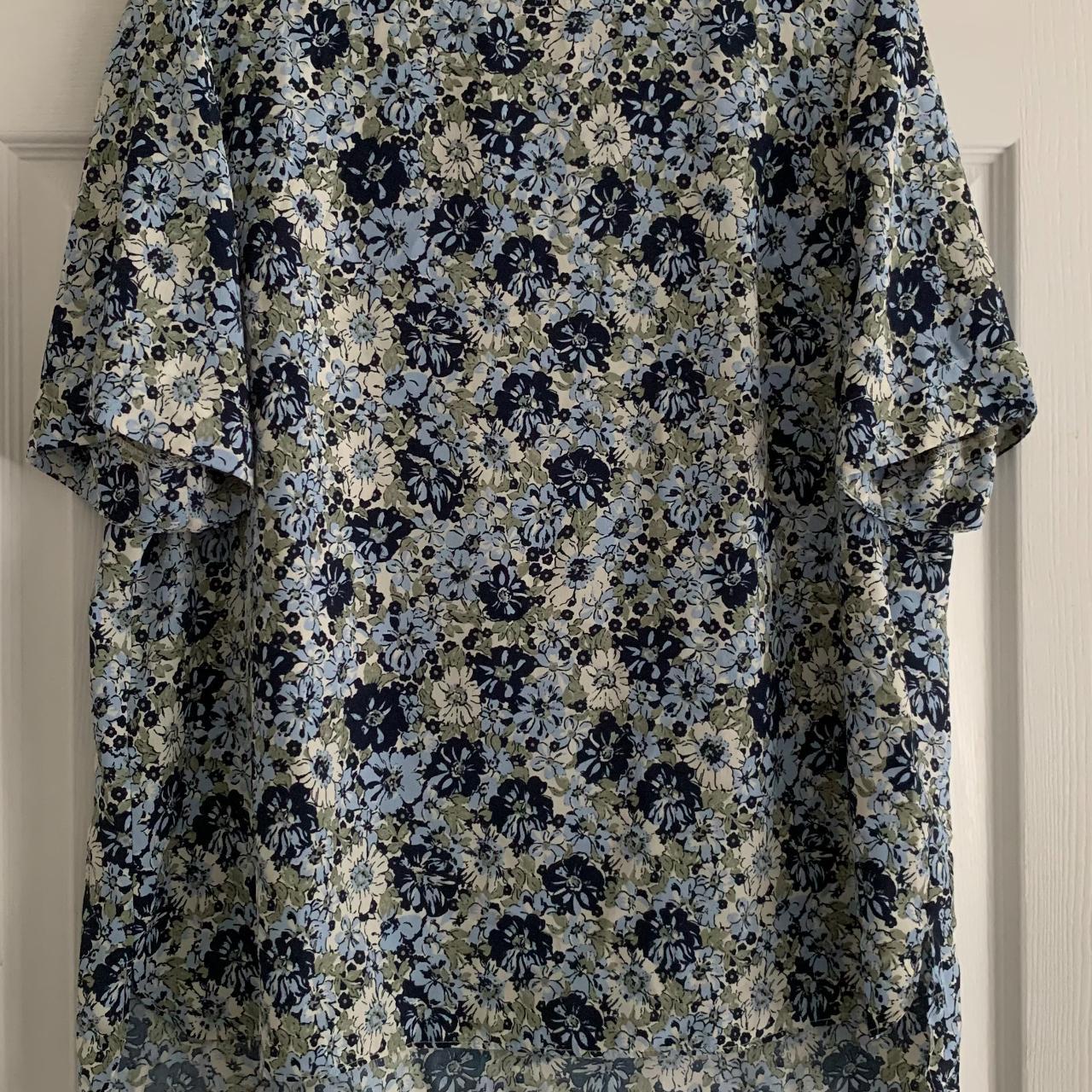 US 14 Primark floral blouse - worn less than 3 times - Depop