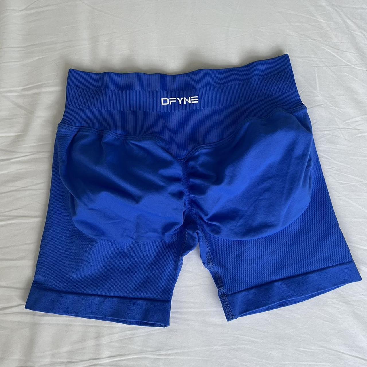 DFYNE impact electric blue shorts in size... - Depop