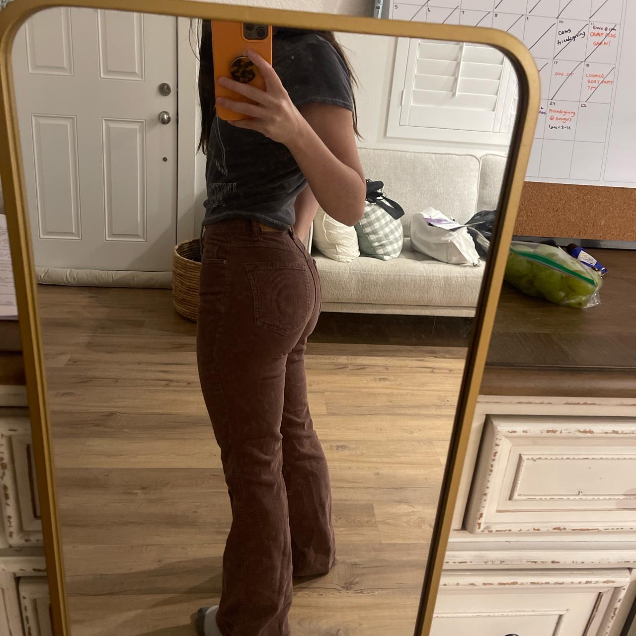 Pacsun corduroy bootcut jeans size 23 Slightly... - Depop