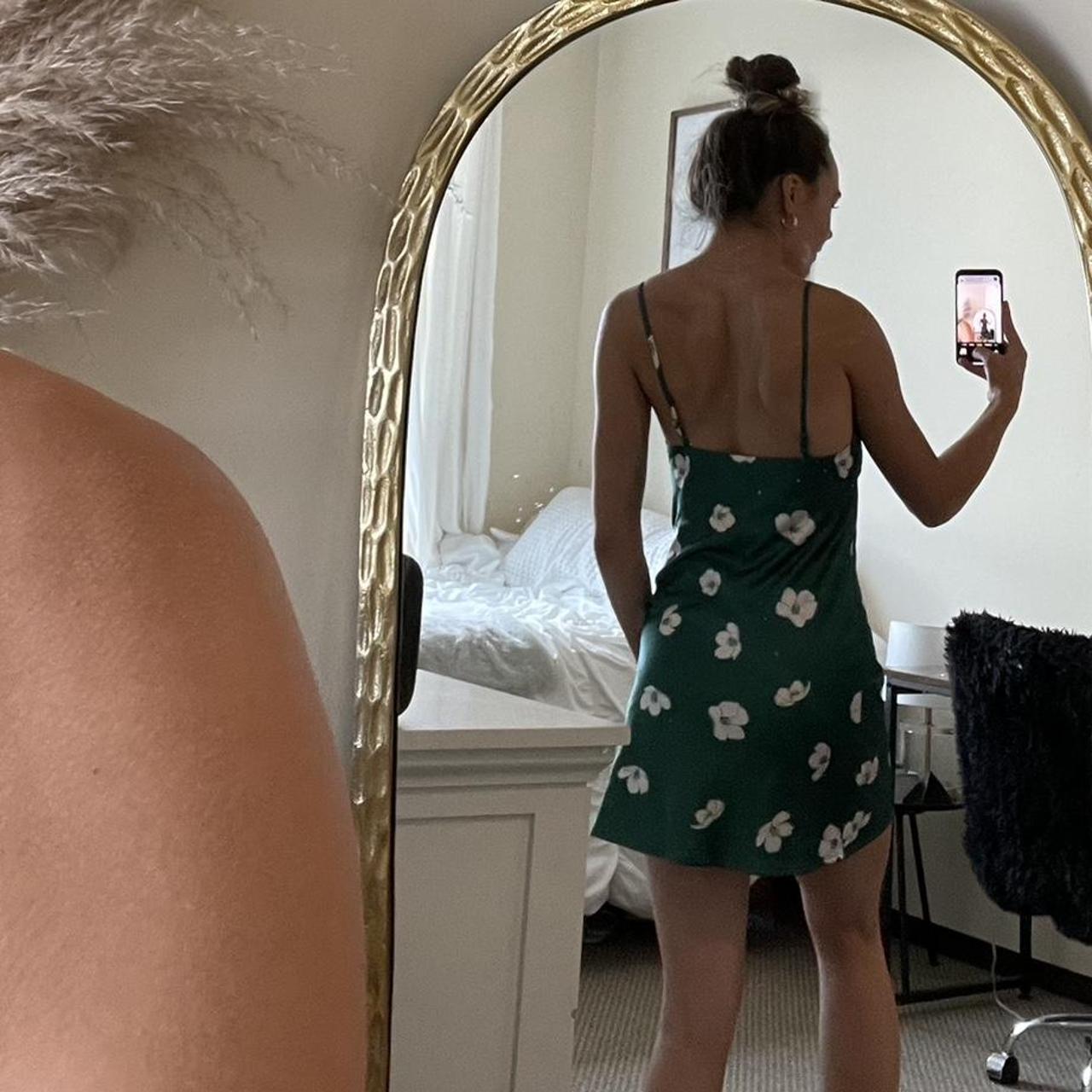 Princess Polly ultra mini dress in green💚 Great... - Depop