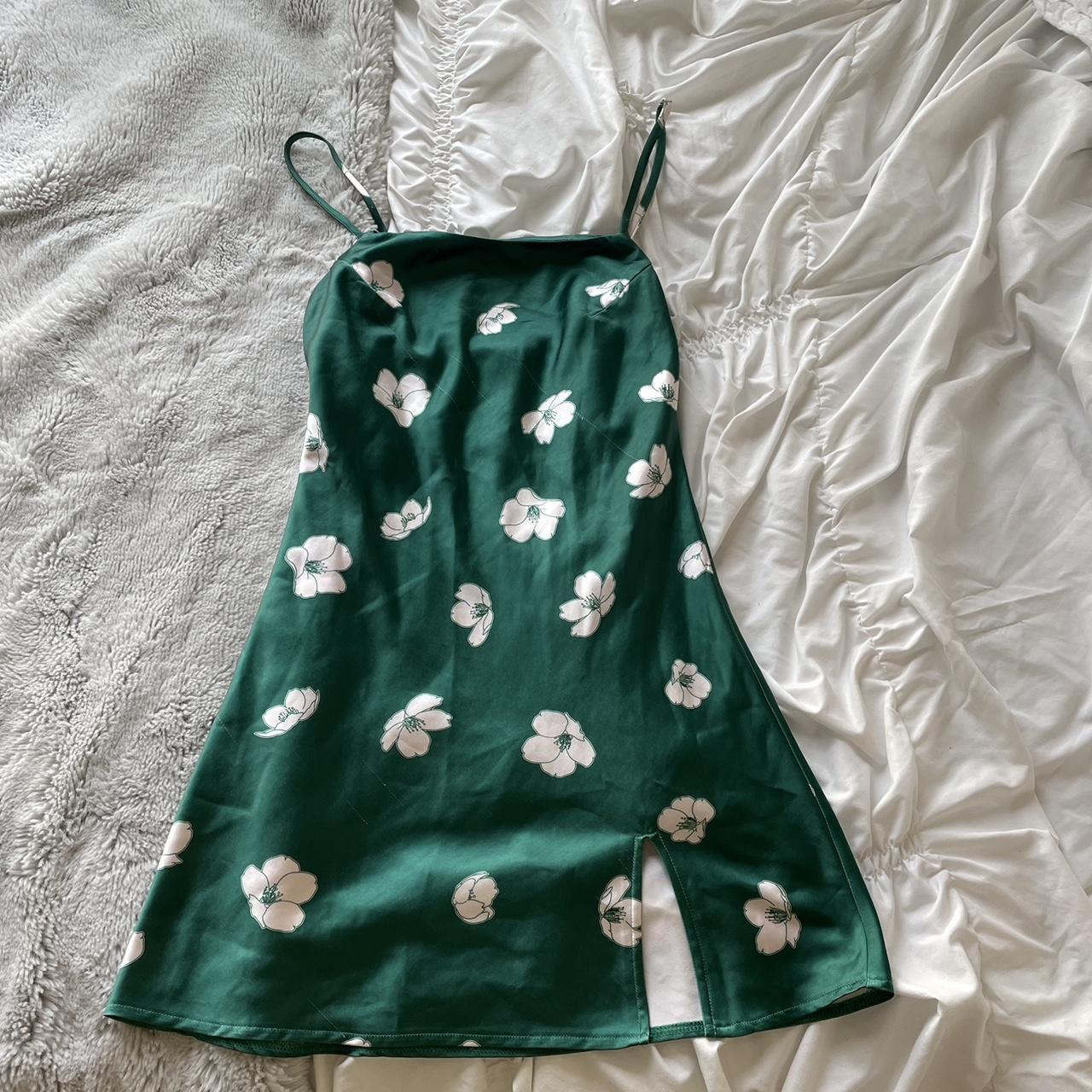 Princess Polly ultra mini dress in green💚 Great... - Depop