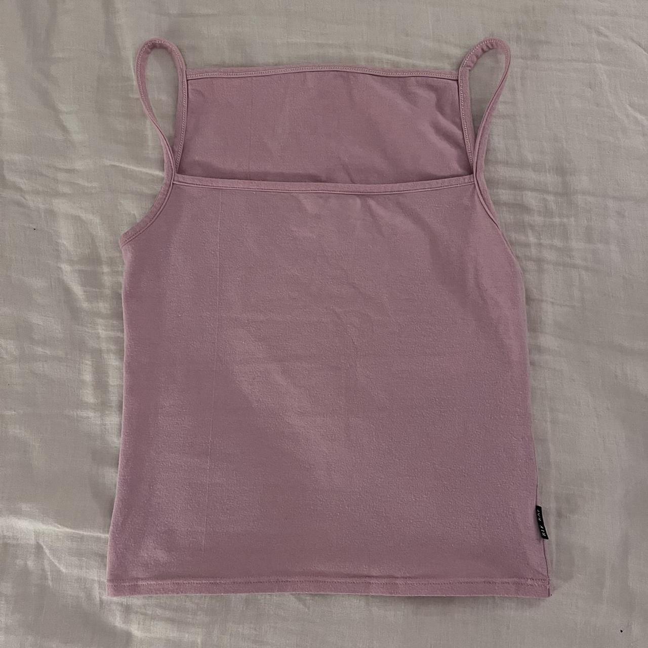 Baby pink cami singlet From SWOP shop Soft... - Depop