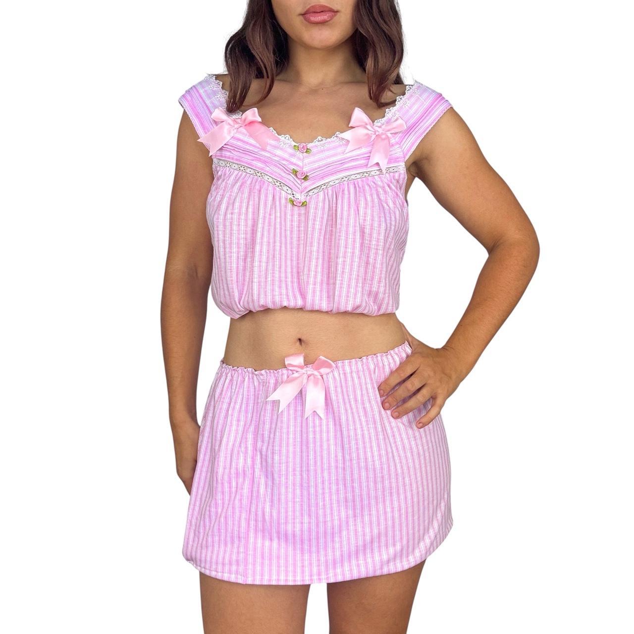 Bubblegum babydoll set! Details: • Handmade two... | Depop