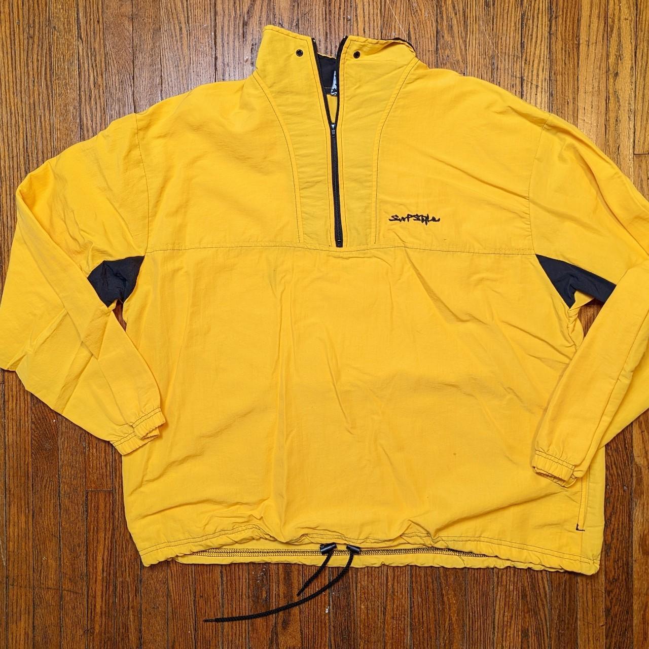 Surf Style Men's Yellow Jacket | Depop