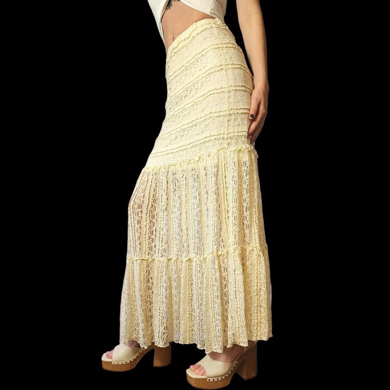 🏵Y2k Bohemian Rapsody Skirt Beautiful lacy skirt... - Depop