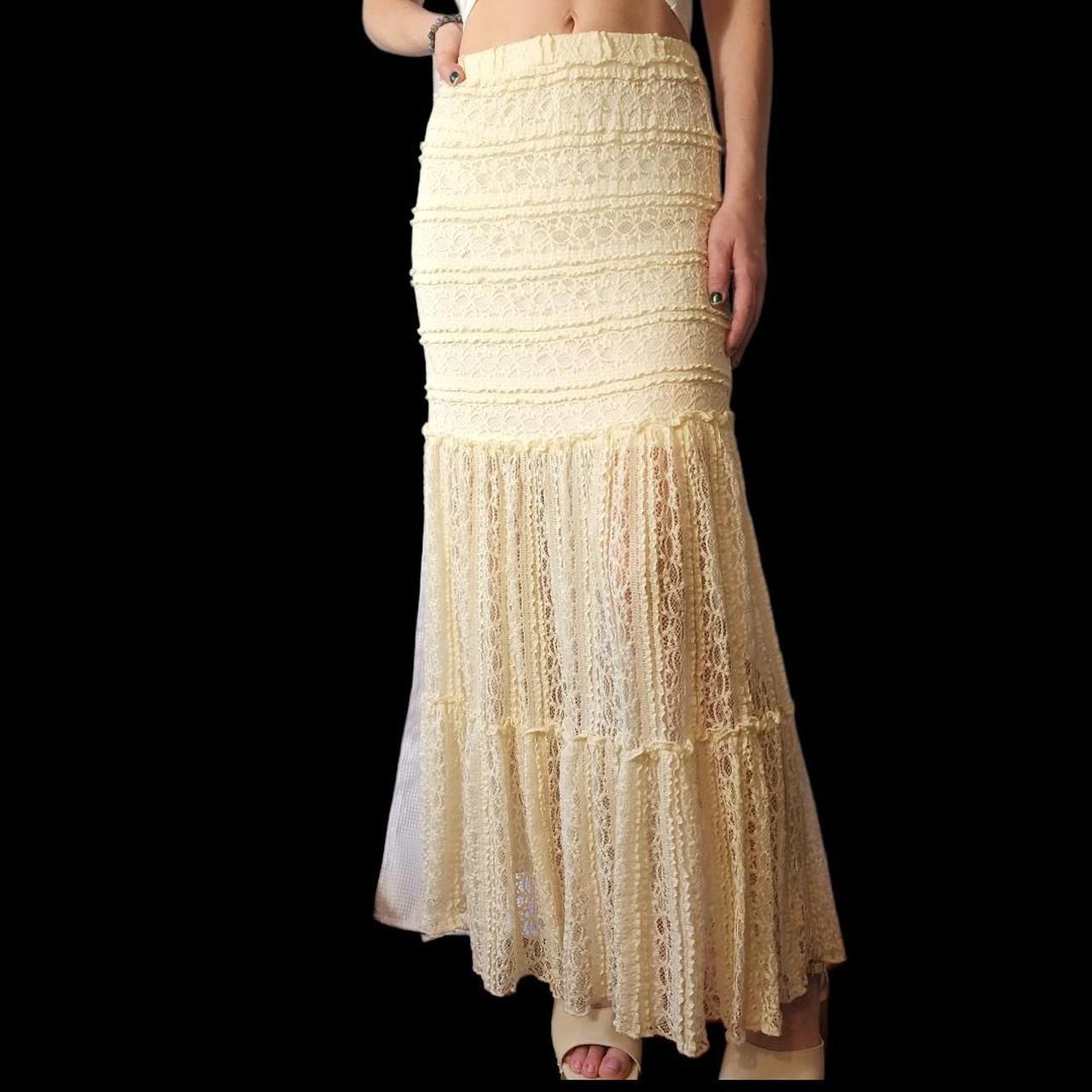 🏵Y2k Bohemian Rapsody Skirt Beautiful lacy skirt... - Depop