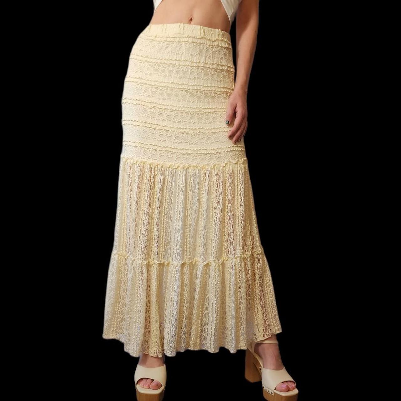 🏵Y2k Bohemian Rapsody Skirt Beautiful lacy skirt... - Depop