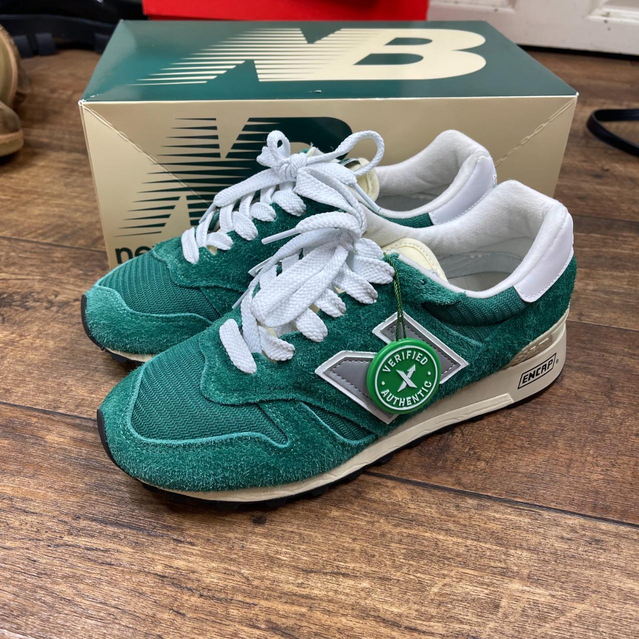 New Balance Men's Green Trainers | Depop