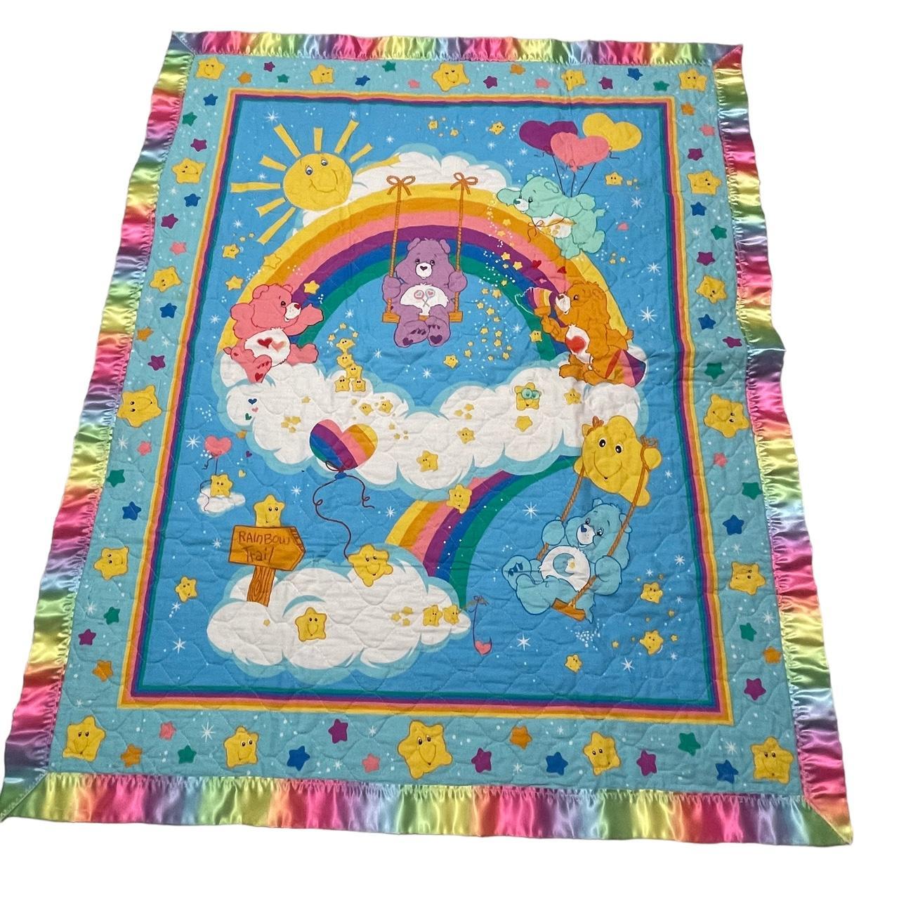 Handmade Care Bears blanket 36x45 inches 🎉Open to... - Depop