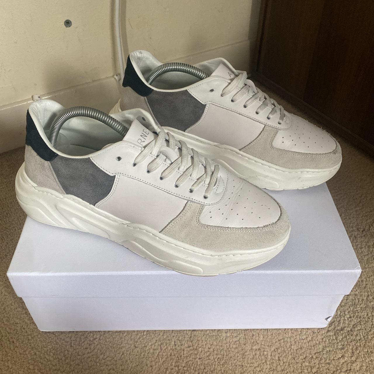 Arne Runner 2.0 in White (with Black & Light + Dark... - Depop