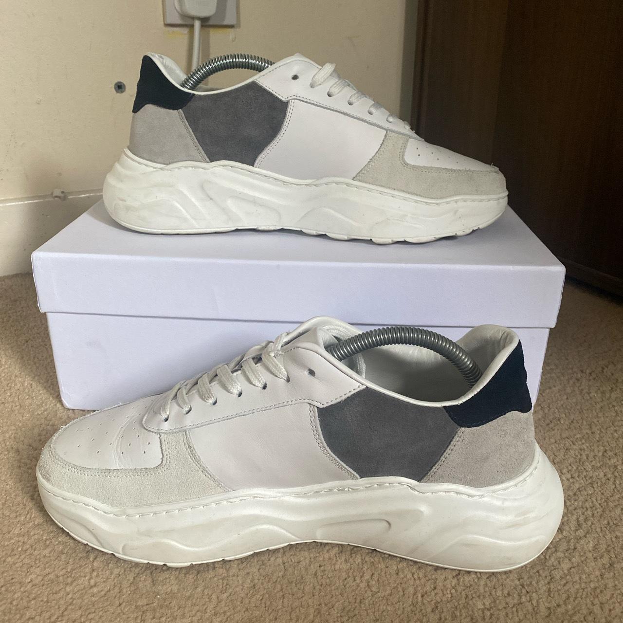 Arne Runner 2.0 in White (with Black & Light + Dark... - Depop