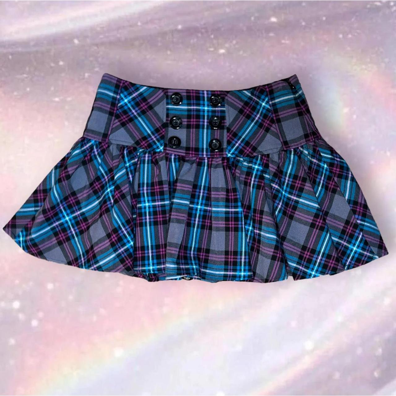 micro mini plaid mallgoth skirt 💗 size 13/14... - Depop