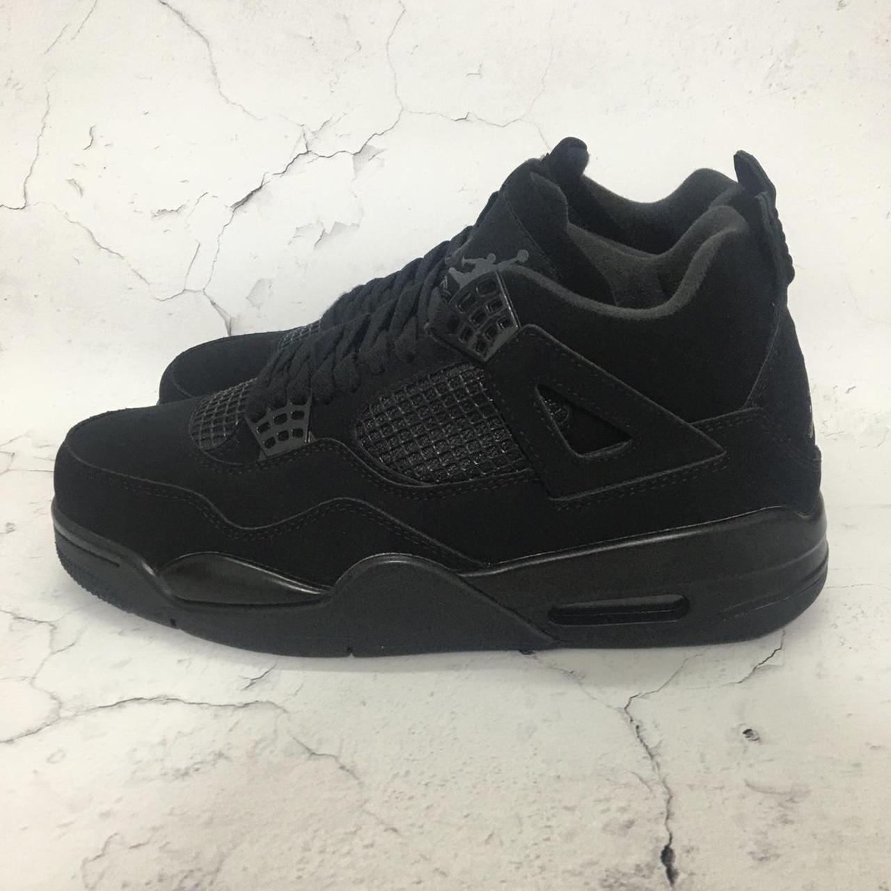 Jordan 4 black cats #jordans #jordan4 #shoes... - Depop