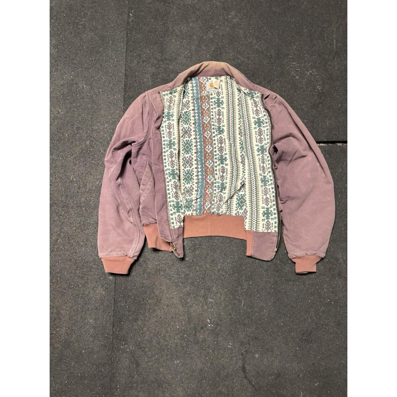 Vintage Carhartt Aztec Santa Fe Jacket Adult M... - Depop