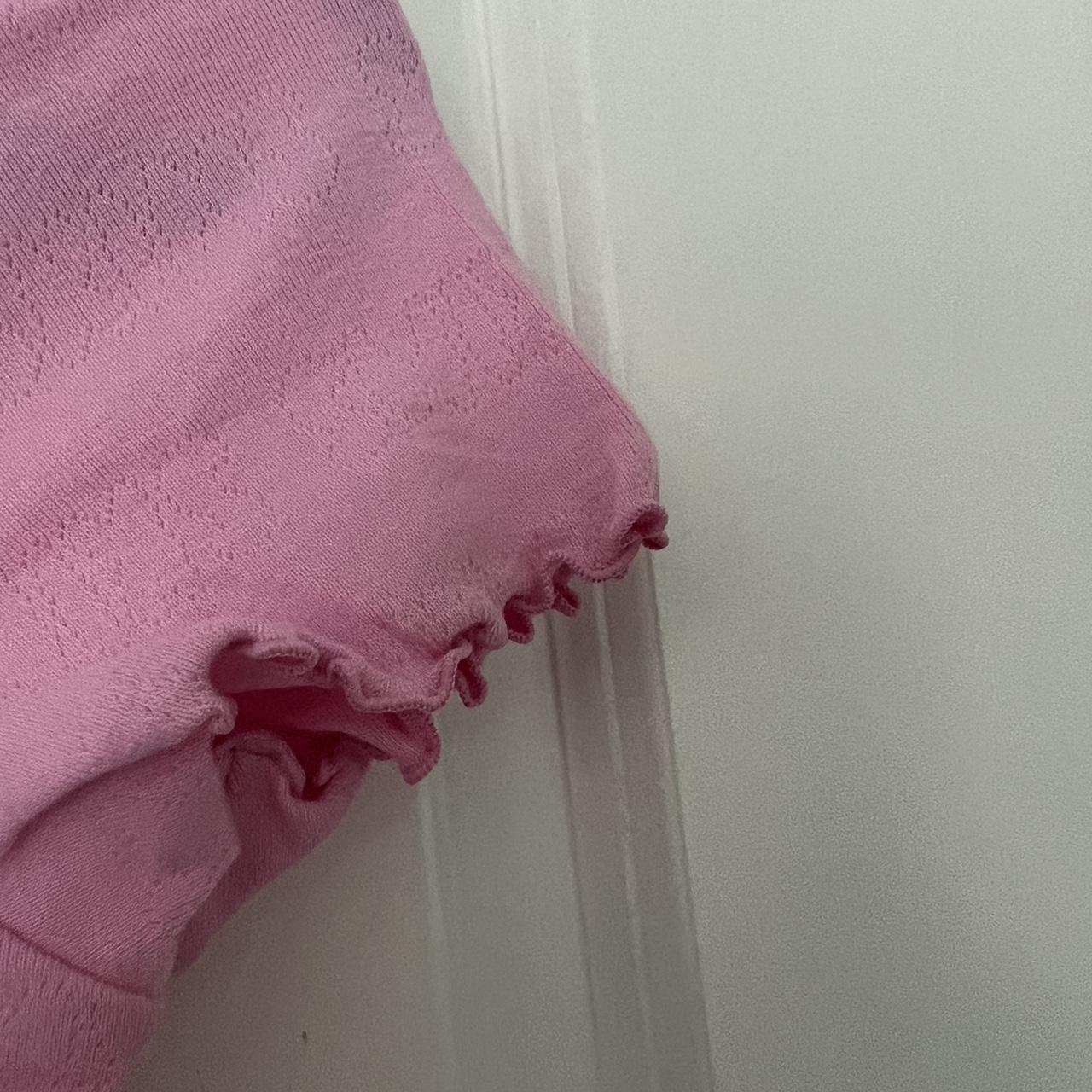 SKIMS Logo Pointelle T-Shirt Top FREE SHIPPING Size... - Depop