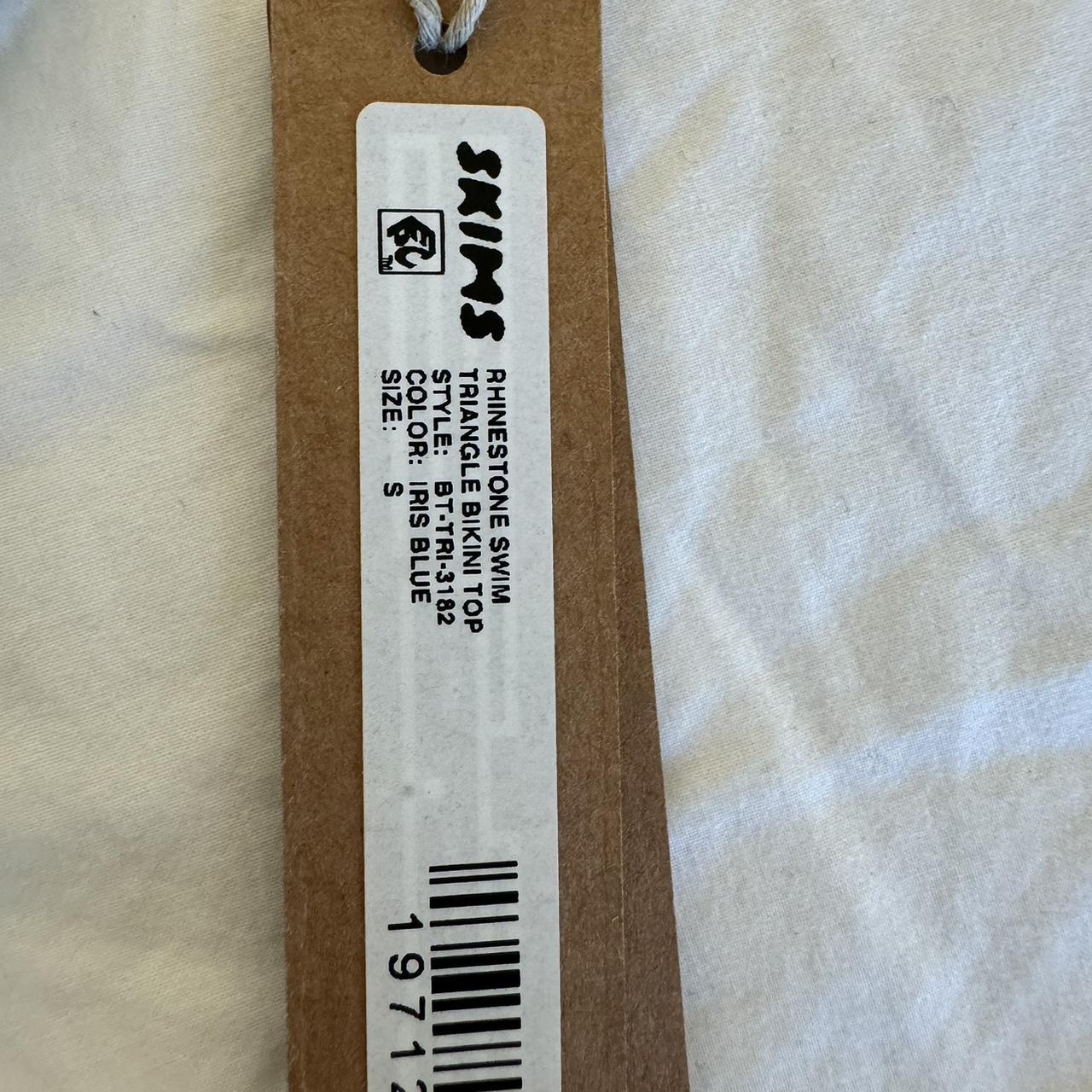 SKIMS Rhinestone Swim Triangle Bikini Top FREE... - Depop