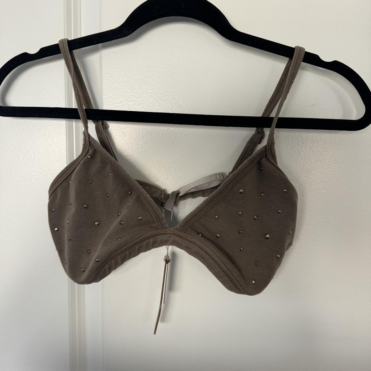 SKIMS Outdoor Rhinestone Triangle Bralette FREE... | Depop