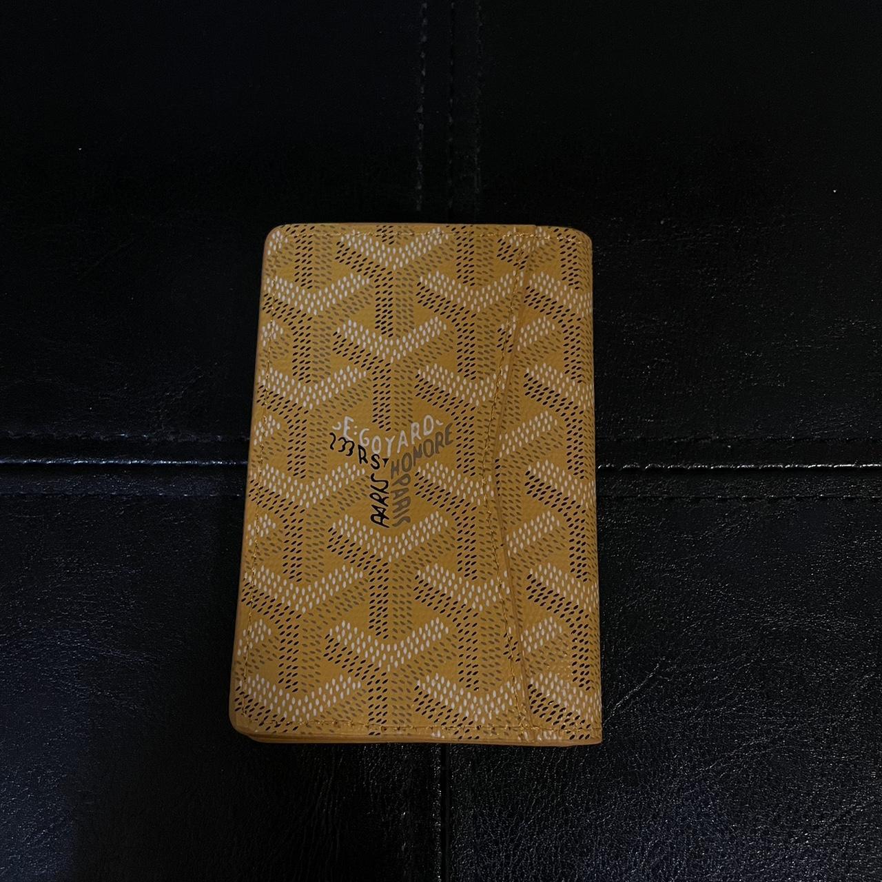 Goyard yellow men’s wallet Dm for more pictures or... - Depop