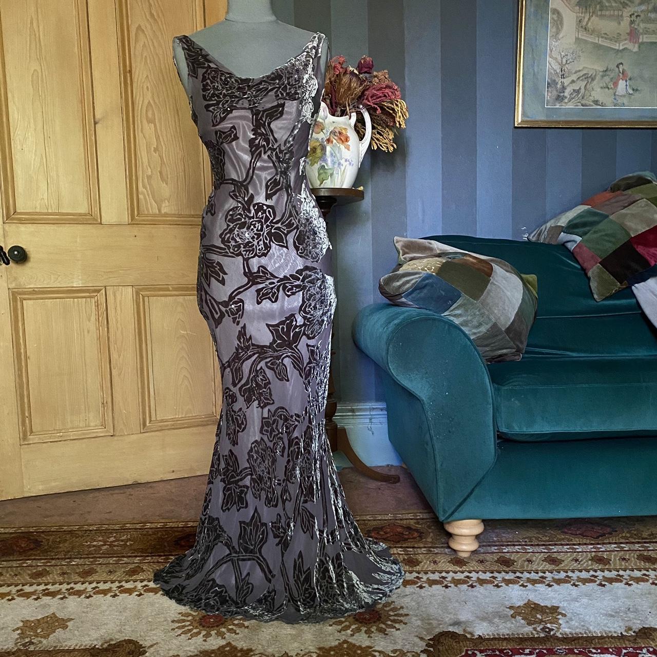 Reserved Vintage Y2K Maria Grachvogel Devore dress... - Depop