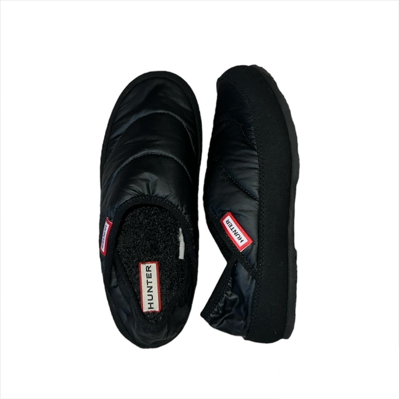 Hunter Black Puffer Slipper Brand new never worn!... - Depop