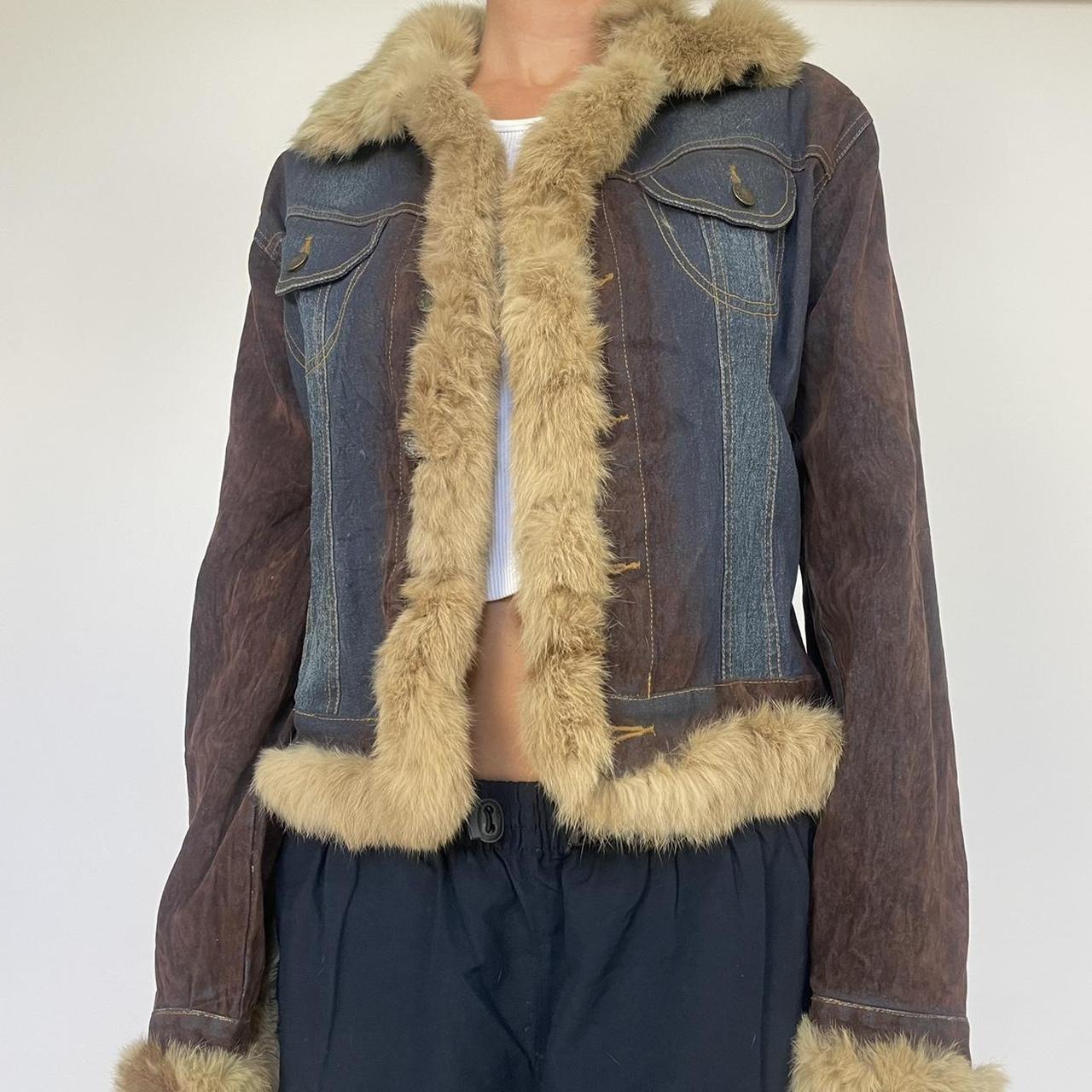 The coolest Afghan denim jacket with velvet embossed... - Depop